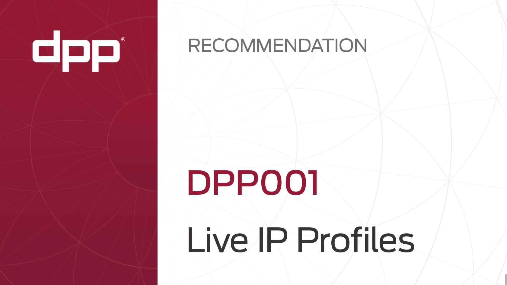 Specs & Guides | DPP - the international network for media and technology